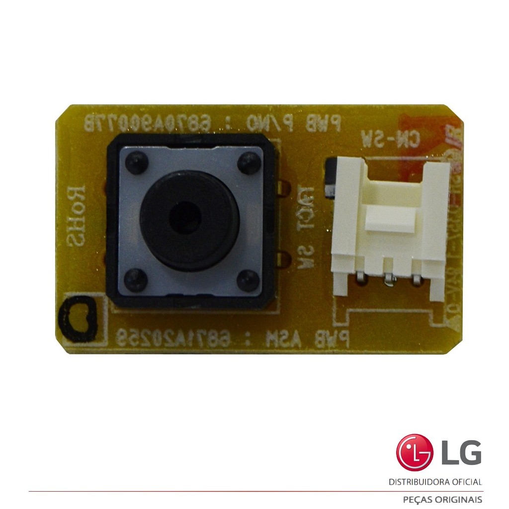 BOTÃO POWER LIGA/DESLIGA DA EVAPORADORA AR CONDICIONADO LG AMNW07GDBR0 ...