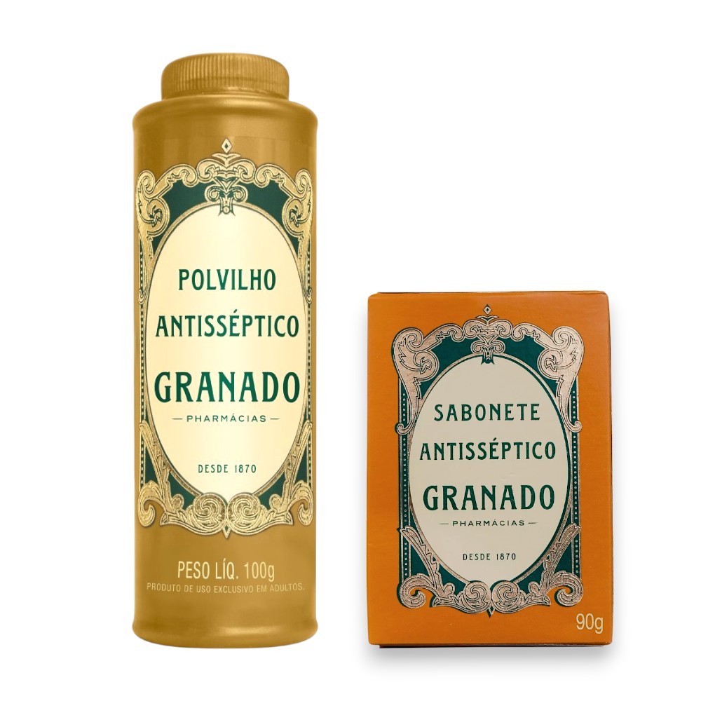 Granado Kit 2un - 1un Polvilho Antisséptico 100g + Sabonete Em Barra ...