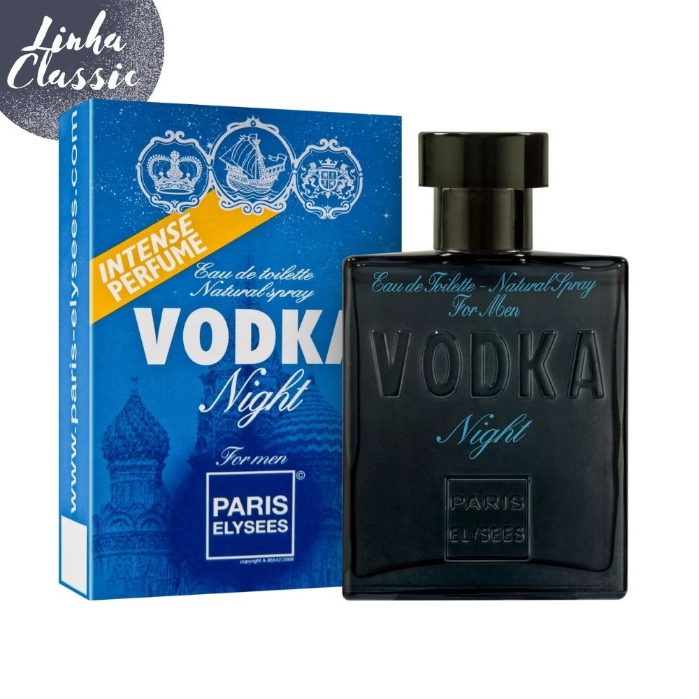 Perfume Vodka Night Paris Elysees Original | Shopee Brasil