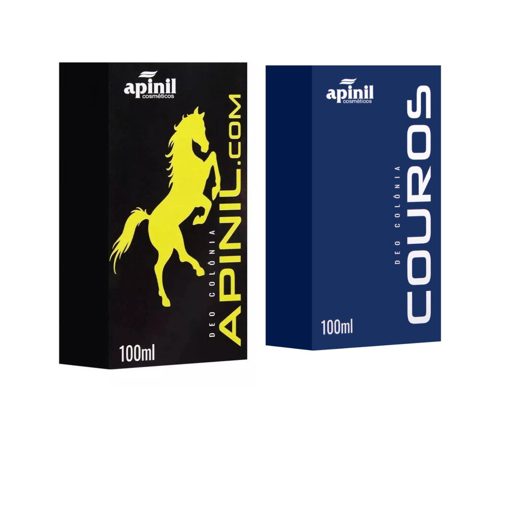 Kit 2 Perfume Deo Colônia Couros e Alpinil 100ml | Shopee Brasil