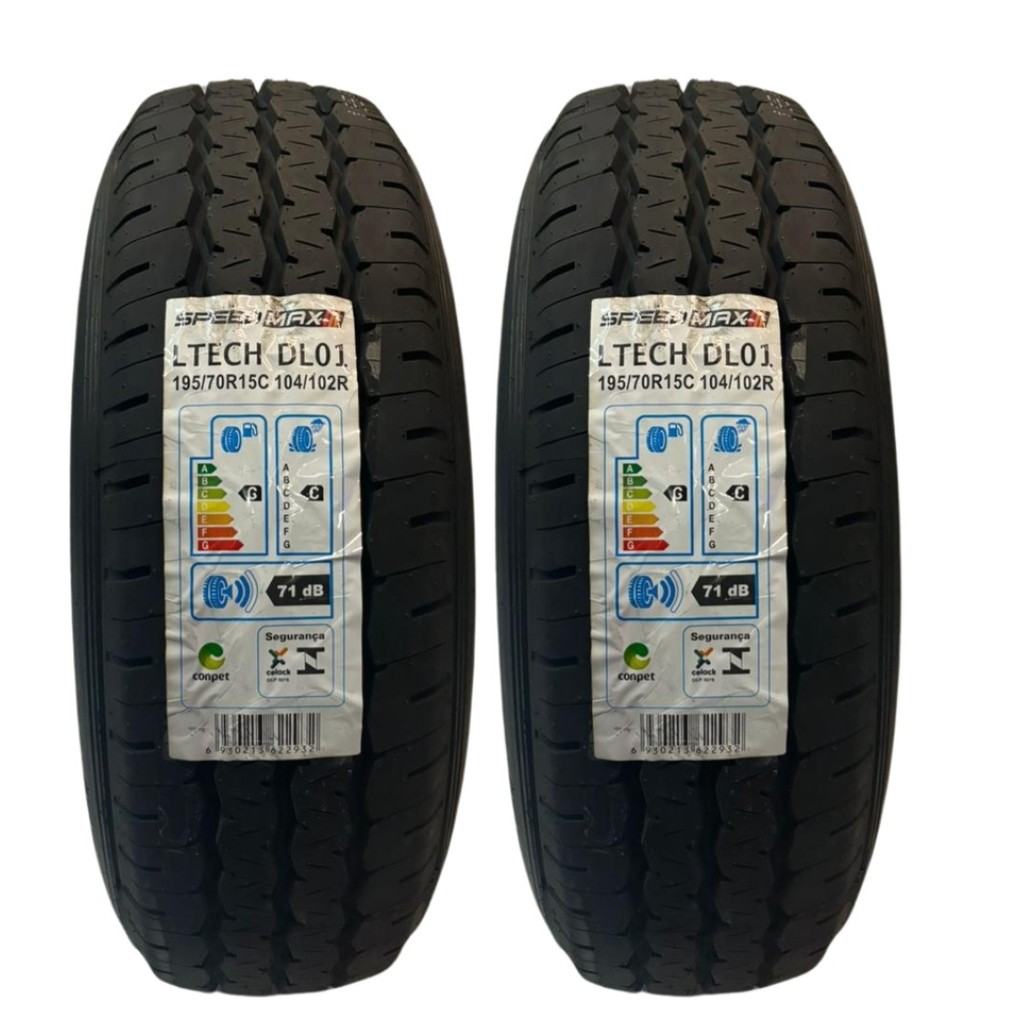 KIT 02 PNEUS 195/70R15C 104/102 SPEEDMAX CARGA DL01 SPM DUCATO HR MASTER KIA | Shopee Brasil