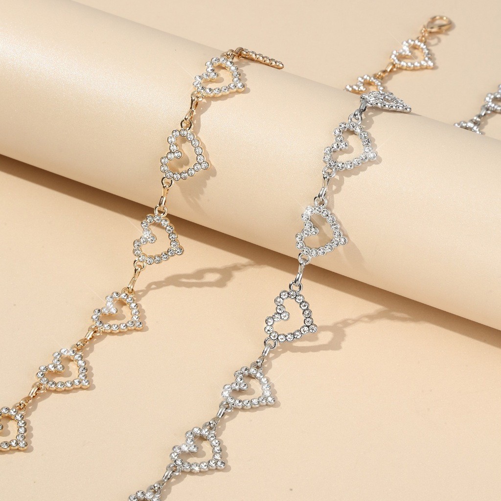 Cinto Feminino Corrente Com Strass Cinto Coracao Diversos Modelos ...