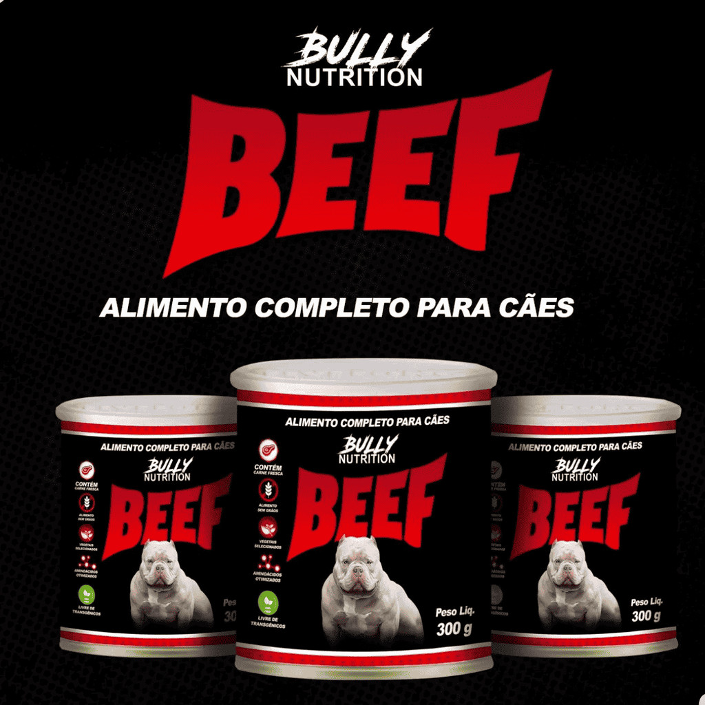 Ração Úmida Bully Beef 300G | Shopee Brasil