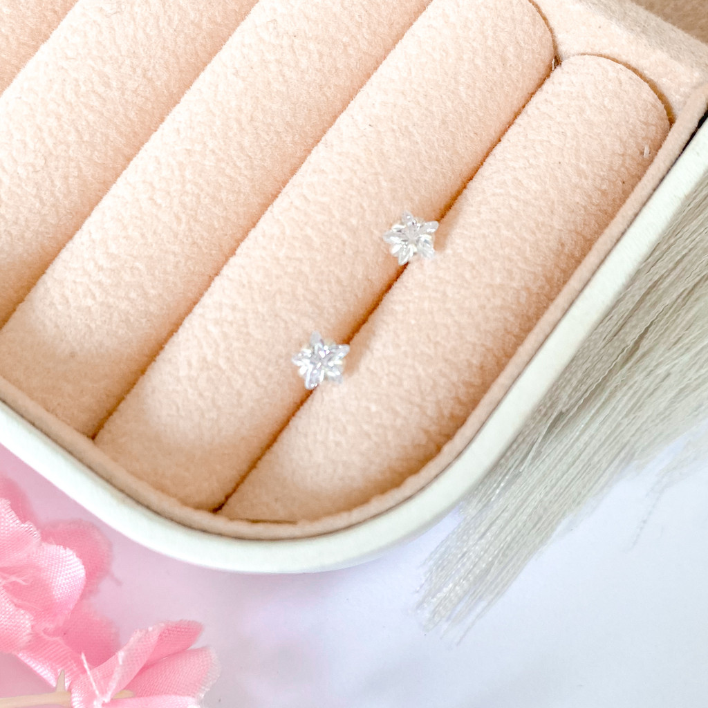 Par de Brinco Estrela 925 5mm | Shopee Brasil