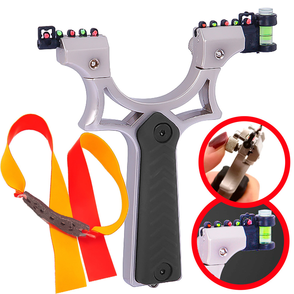Atiradeira Estilingue Profissional corpo Metálico S33 ( Bodoque ...