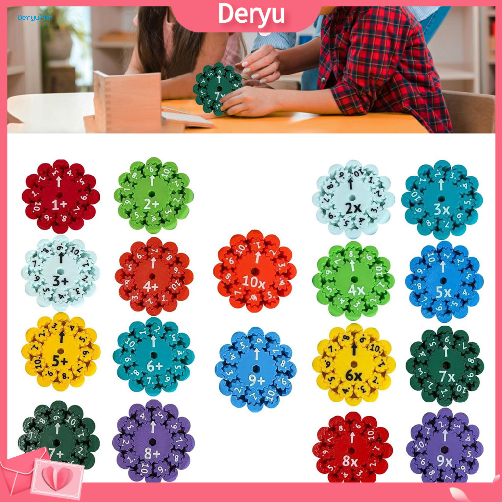 Kids Math Spinner Division Multiplication Fidget Set for Fun Learning ...