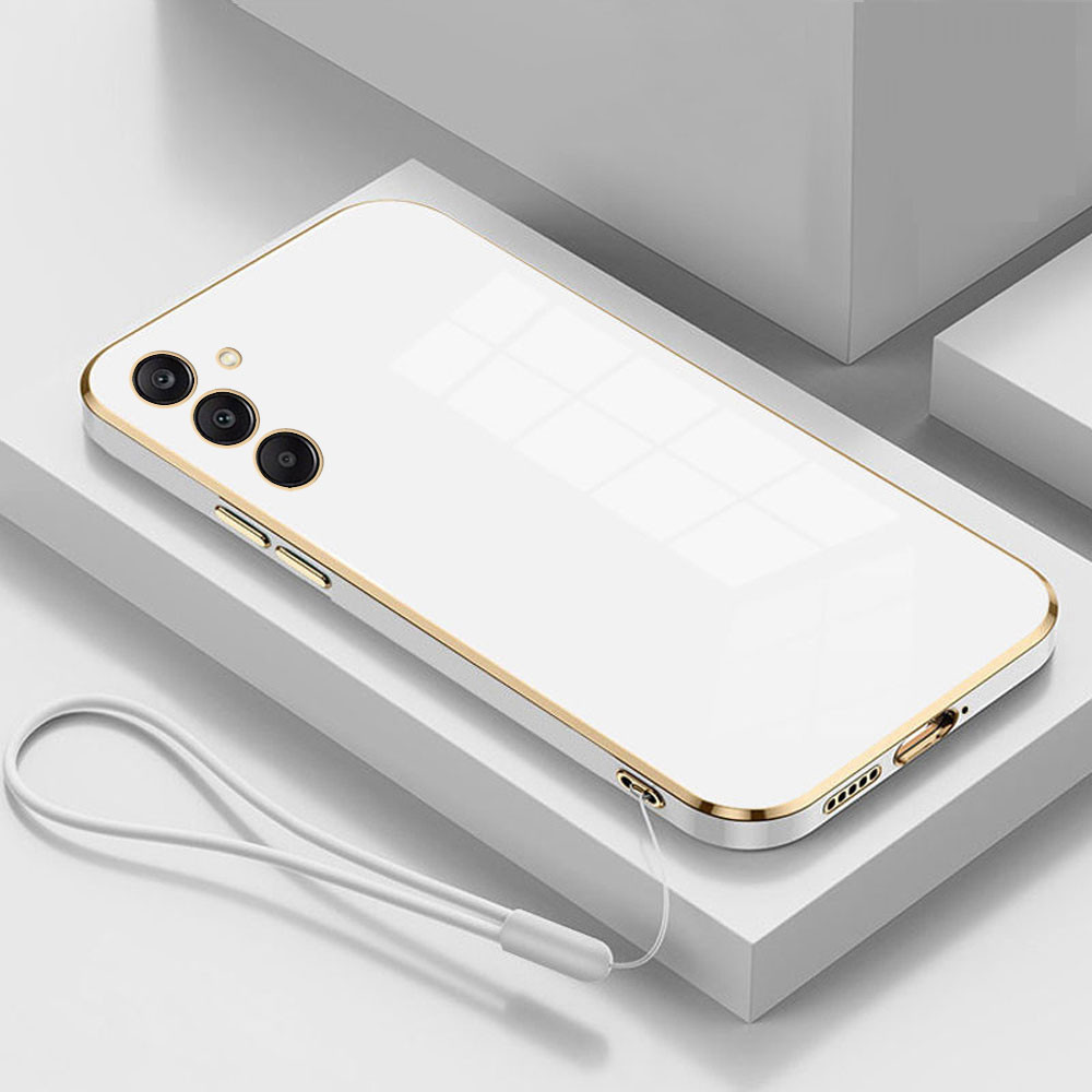 Para Samsung Galaxy M35 Caso F55 C55 M55 A55 A35 M15 F15 A25 A15 M14 4G De Telefone Borda Reta ...