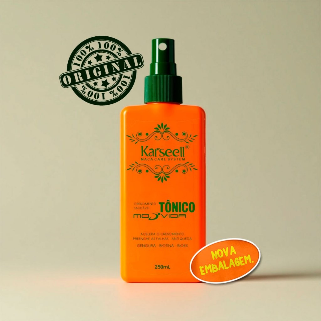 Tônico do Crescimento Mega Poderoso Karseell Modvida | Shopee Brasil