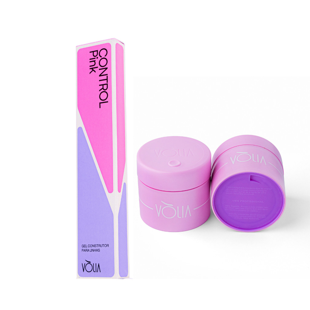 Refil Gel Control Pink Volia 14g + Pote Eco Duo Volia 30g | Shopee Brasil
