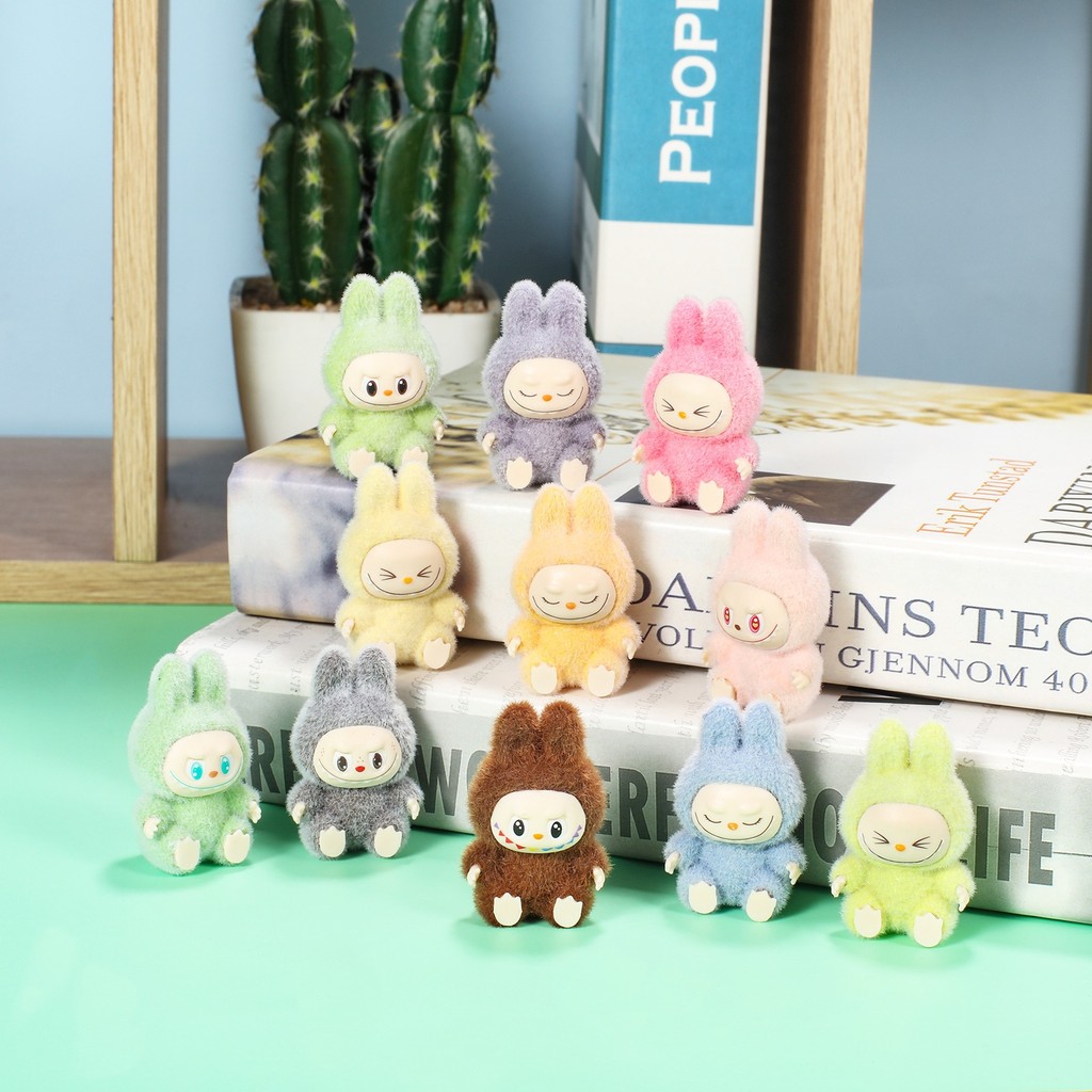 Pop Mart labubu festa sentada segunda geração sentado pelotas bonitos ...