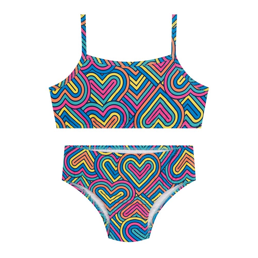 Biquíni Menina Coração - Kamylus | Shopee Brasil