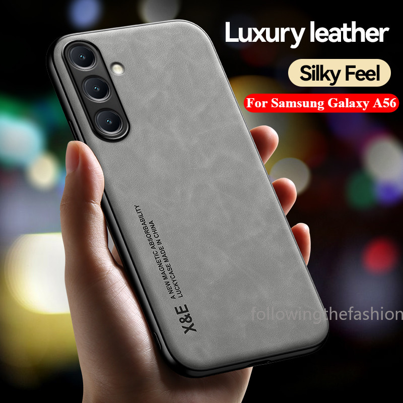 Capa De Telefone De Couro Retrô De Luxo Para Samsung Galaxy A56 5G A36 A26 A16 4G 5G 2025 Moda ...