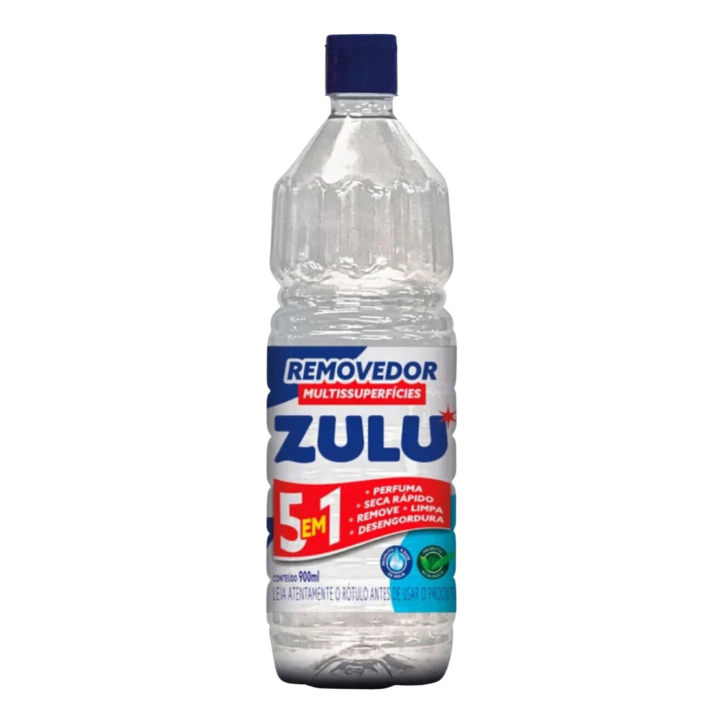 Removedor Multiuso 900ml Tradicional Zulu Limpeza Pesada e Leve ...