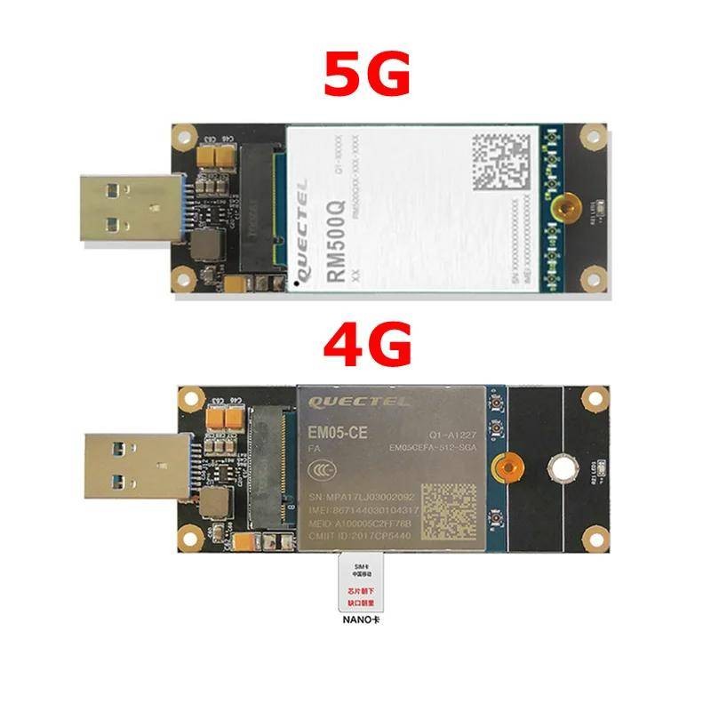 4G 5G LTE Module Development Board M.2 Ngff To USB 3.0 Adapter with ...