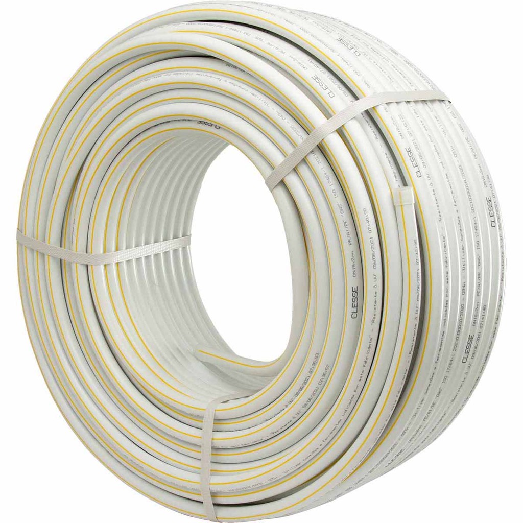Rolo 20 Metros 16mm Tubo PEX GÁS Multicamadas Mangueira PEX GÁS Branco ...