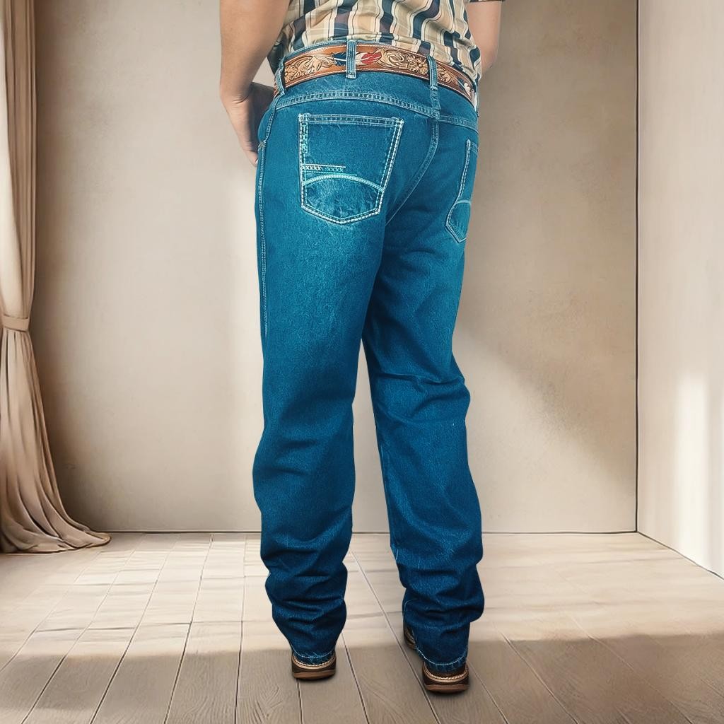 Calça Jeans Masculina 100% Algodão Reta Clara Escura Farm | Shopee Brasil