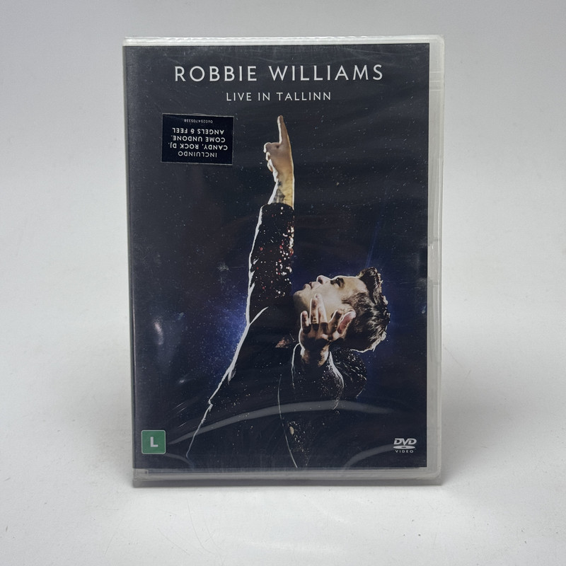 Dvd Robbie Williams - Live In Tallinn | Shopee Brasil
