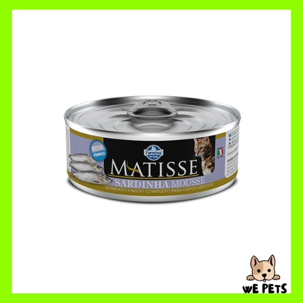 Ração Úmida Matisse Sardinha Mousse 85g | Shopee Brasil