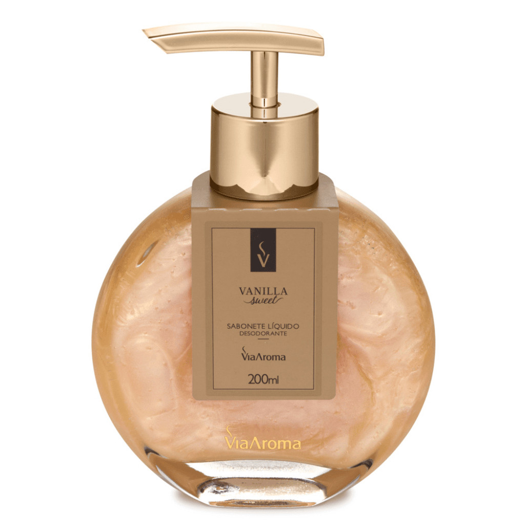 Sabonete Líquido Via Aroma Vanilla Sweet 200ml | Shopee Brasil
