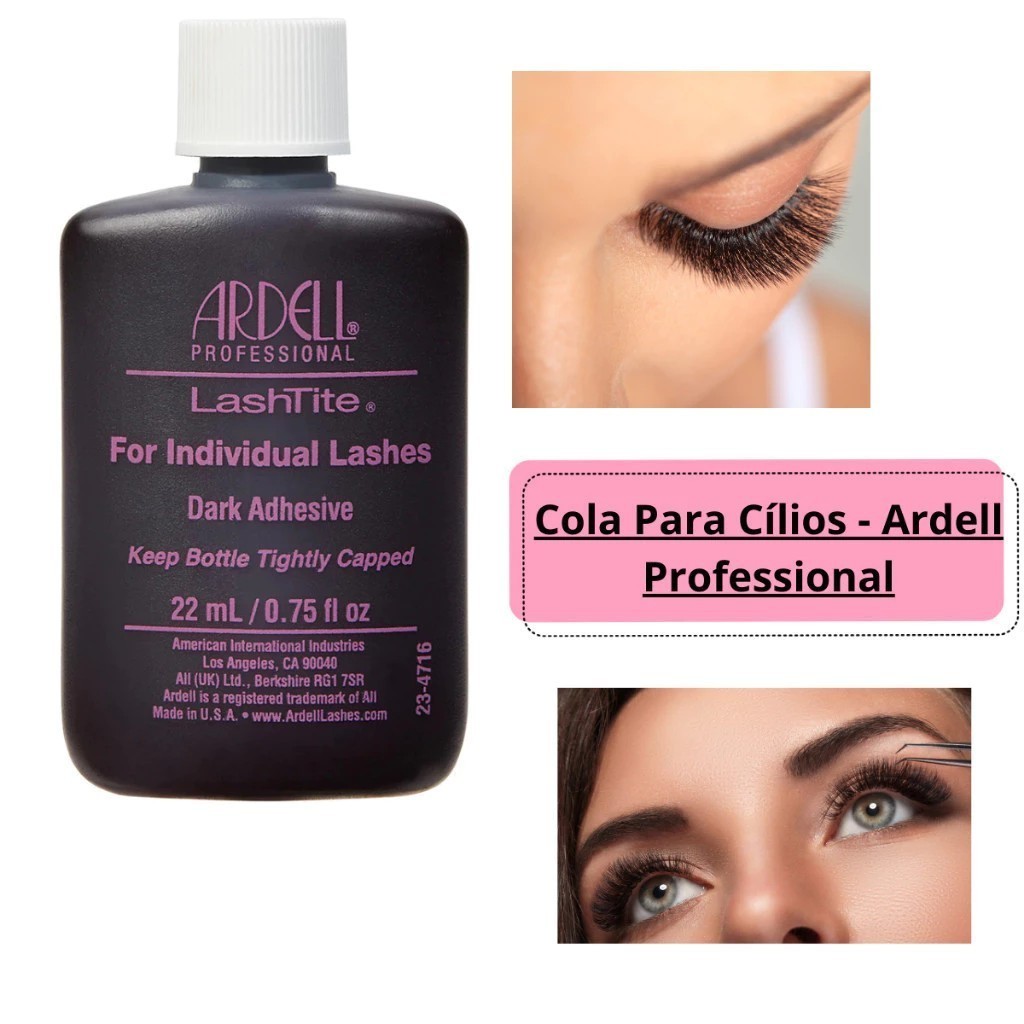 COLA PROFISSIONAL PARA CÍLIOS 22ML - ARDELL - ROXA - 22ML | Shopee Brasil