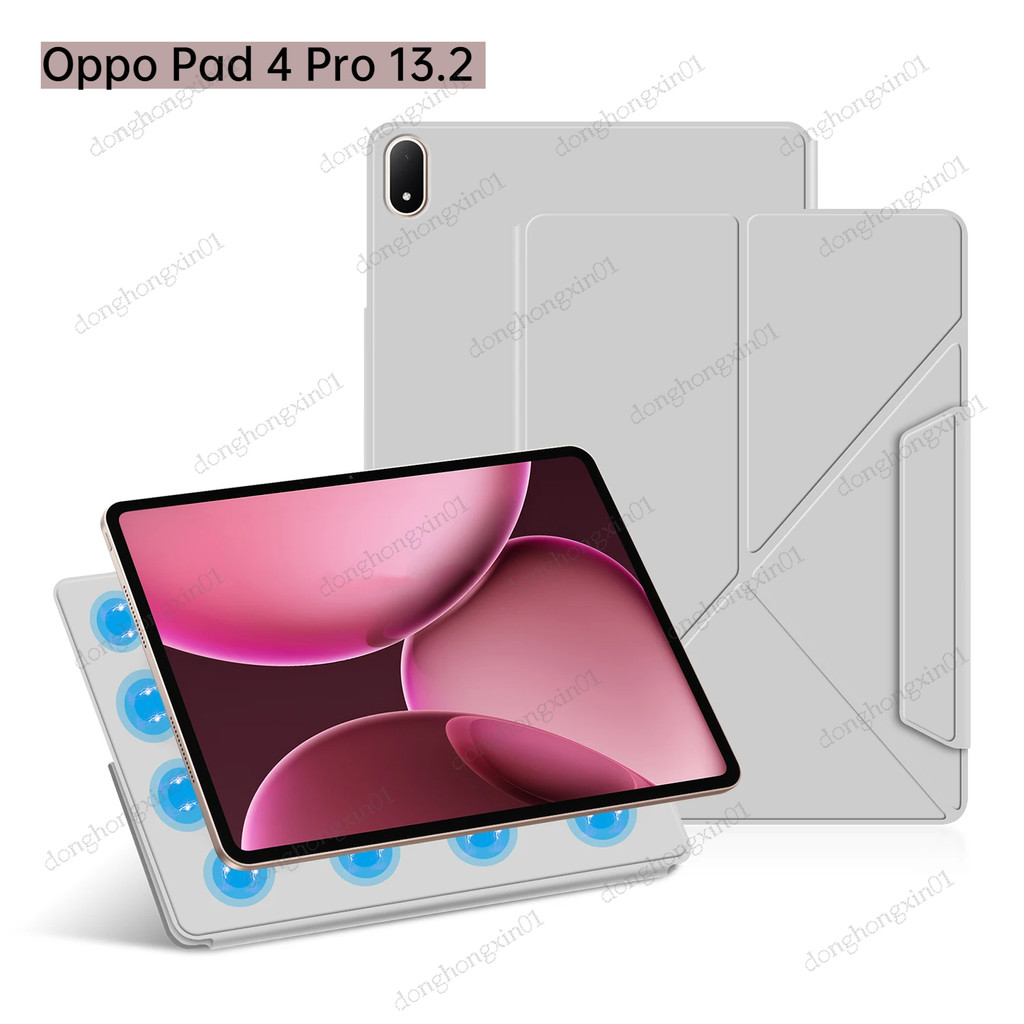 Y Dobrável Forte Magnético Tablet Caso Para OPPO PAD 4 Pro 2025 13.2 Polegada Suporte Embalagem ...