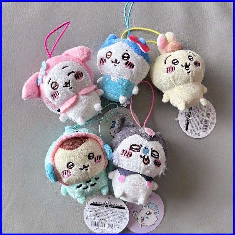SQ2 x Chiikawa Bonecas De Pelúcia Para Meninas Saco Pingente Hachiware ...
