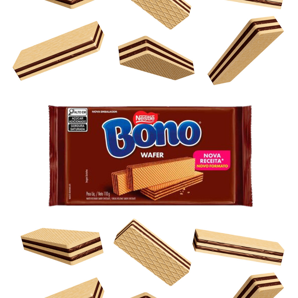 Bono Wafer Chocolate 110g | Shopee Brasil