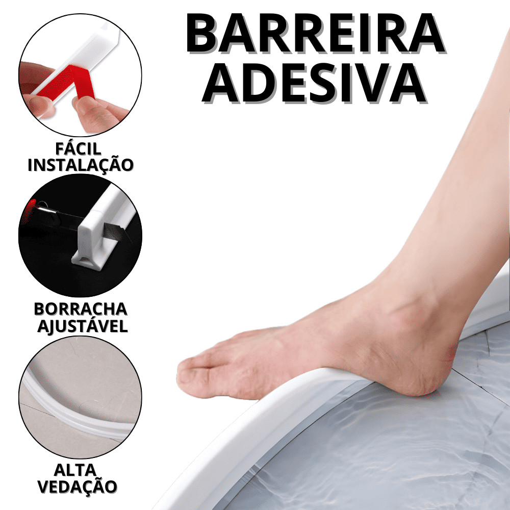 Borracha De Vedação Para Banheiro Barreira De Silicone Para Box ...