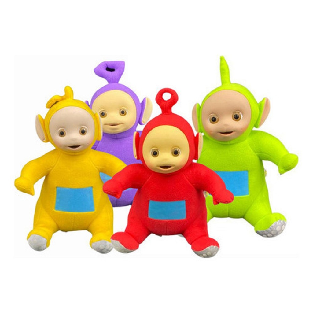 Boneco Teletubbies 30cm Original Estrela Tinky Winky, Po ou Laa-Laa em ...