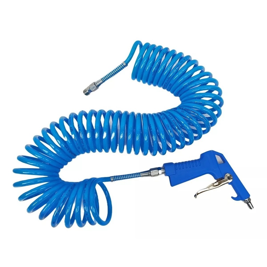 Kit Bico de Sopro e Mangueira Espiral 10m P/ Ar Comprimido | Shopee Brasil