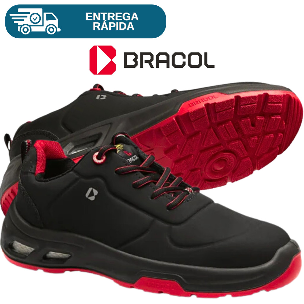 Tenis Bota Botina Segurança Bracol Detroit Eletricista Antiestático Epi ...