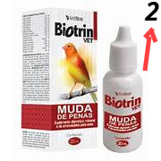 Kit 2 Biotrin Muda De Penas suplemento vitamínico mineral - 20ml ...