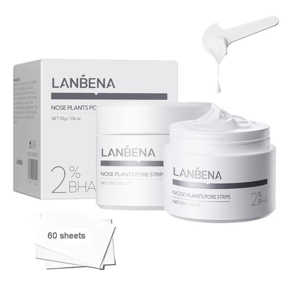 30g Lanbena Removedor De Cravos Máscara De Tiras De Nariz Má | Shopee Brasil