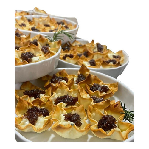 Casquinhas Da Bia Assada Canapés E Petiscos Aprox. 130 Unid. | Shopee ...
