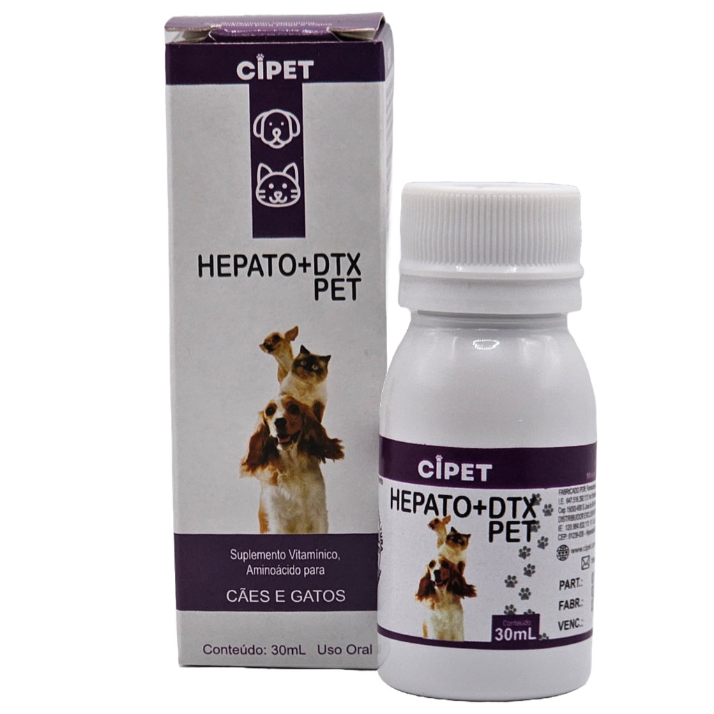 Suple. Aminoacido Complexo B Metionina Hepatodtx 30ml Cipet | Shopee Brasil