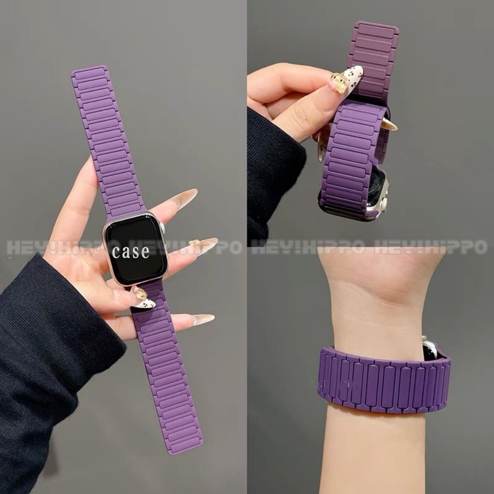 Berry Cor Roxa Adequada Para smartwatch Série 10/9/8/7/6/5/4/3 Pulseira ...