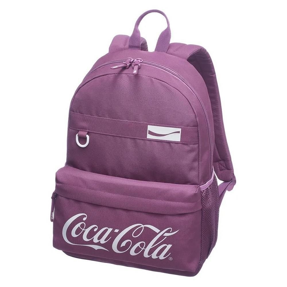 Mochila De Costas Coca Cola Vibes Roxo Pacific | Shopee Brasil