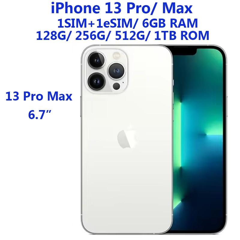 Novo Apple-i13 Pro Max Dual 12GB RAM , 512GB , 1TB 6,7 " OLED , Face ID ...