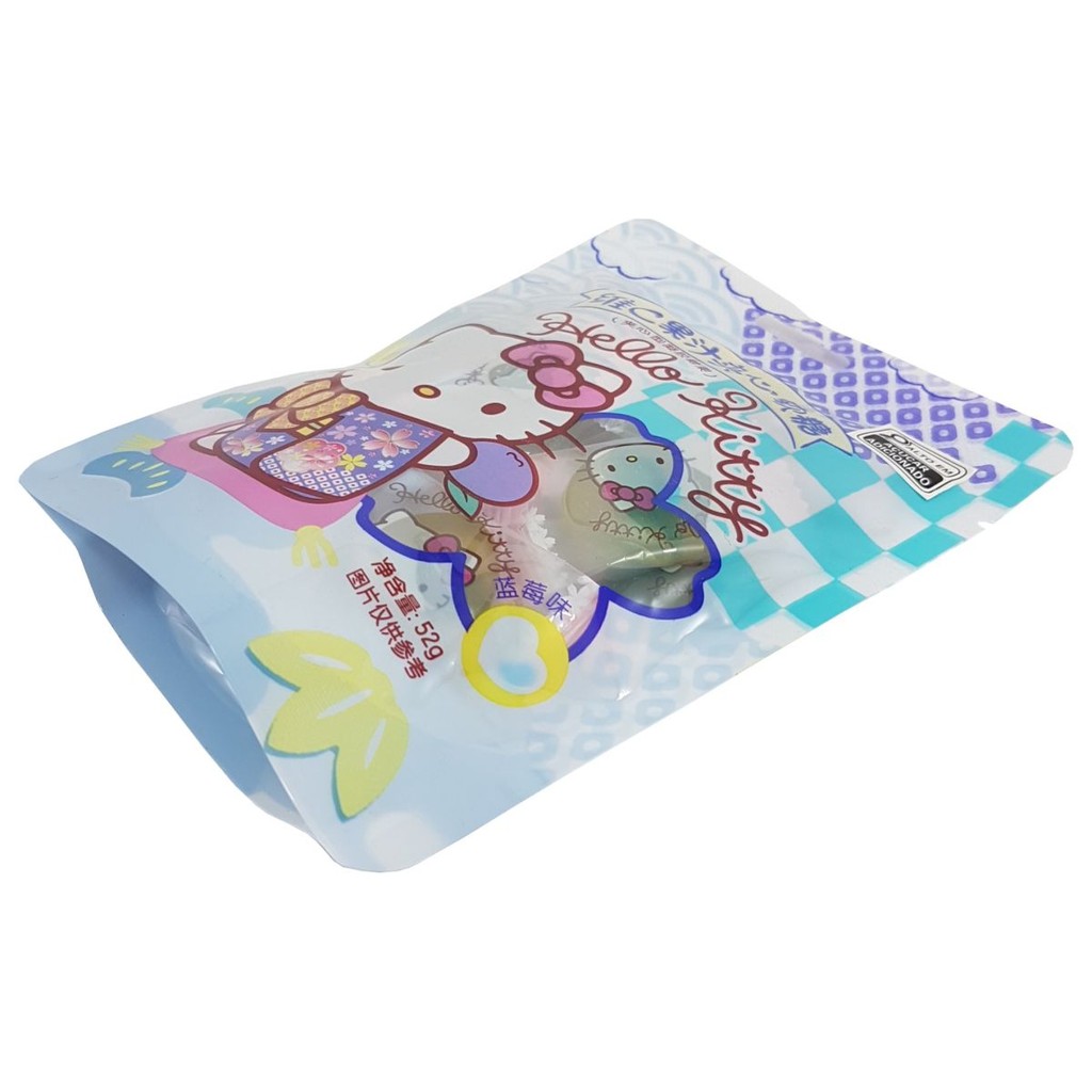Bala De Goma Hello Kitty Candy Sabor Blueberry Sanrio 52g | Shopee Brasil