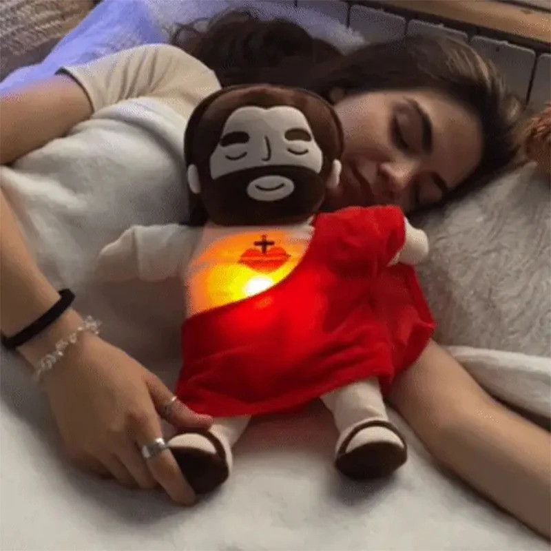 【Envio em até 24 horas】38cm Jesus Que Respira Iluminada Musicais ...