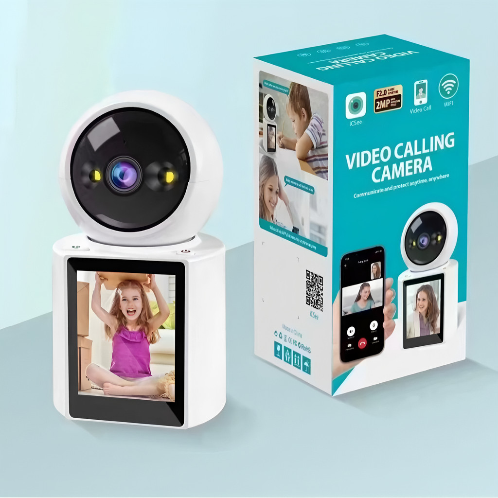 Kit Câmera Wifi Rotativa Videochamada Visão Noturna | Shopee Brasil
