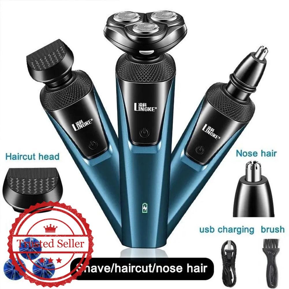 3 Em 1 Barbeador Elétrico Para Homens Multi-Função Profissional Kit ...