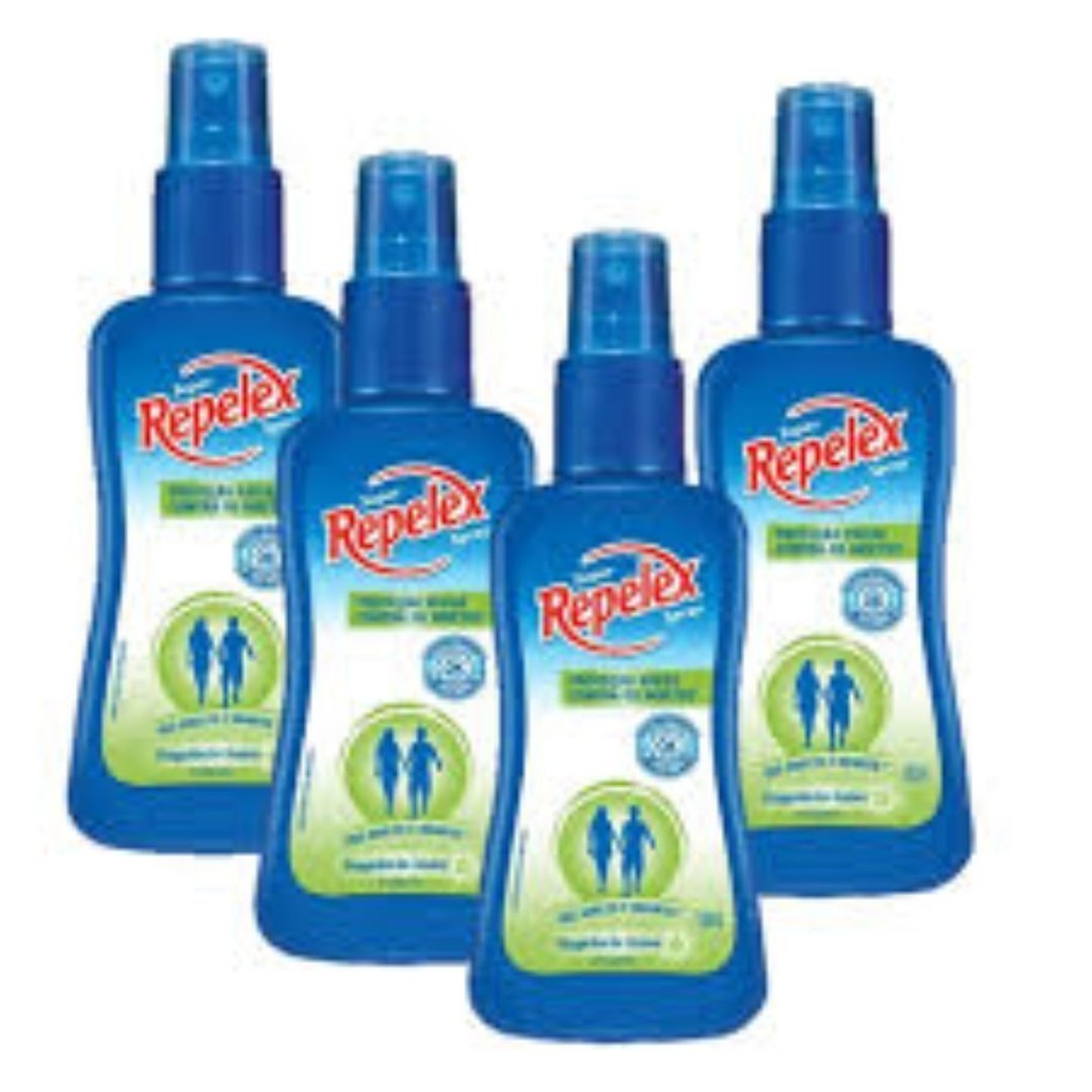 kit 4 Repelente de Insetos Repelex Family Care Spray com 100ml | Shopee ...