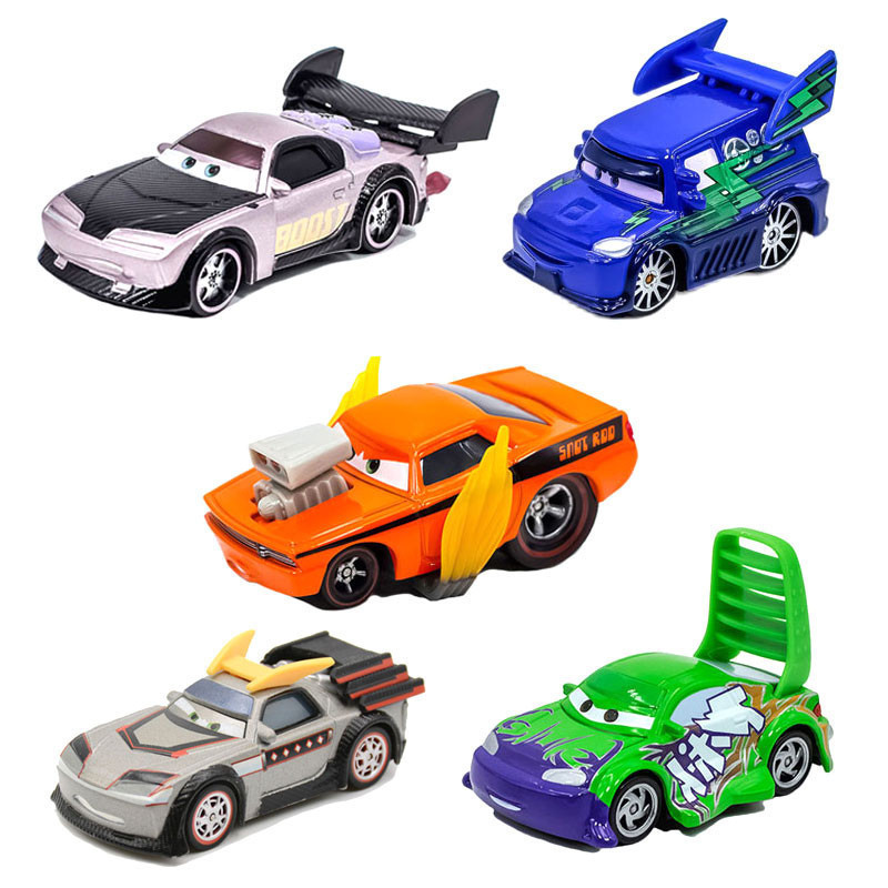 1 : 55 Disney Pixar Cars Relâmpago McQueen Racing Party wingo snod-rod ...