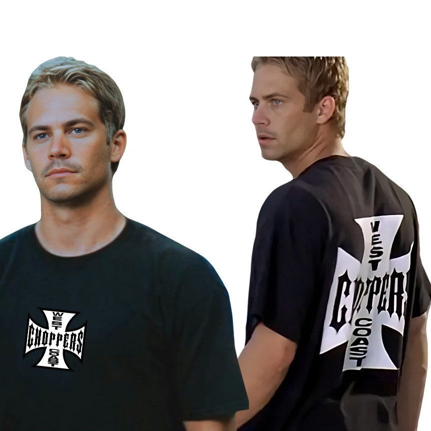 Camiseta T-Shirt West Coast Choppers Paul Walker Brian O'Conner Velozes e Furiosos | Shopee Brasil