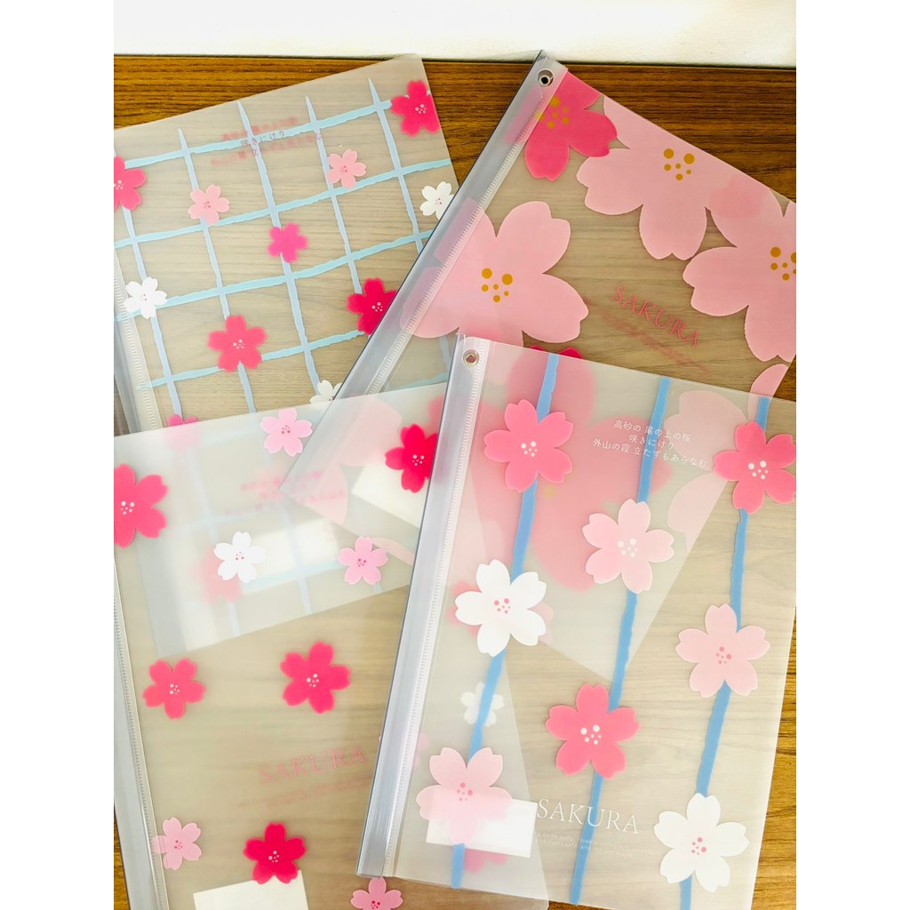 Pasta Sakura A4 c/ Canaleta | Shopee Brasil