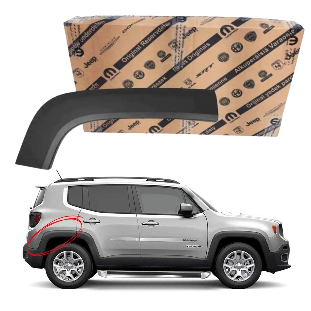 Moldura Lateral Traseira Direita Jeep Renegade 2015 A 2025 (735599035 ...