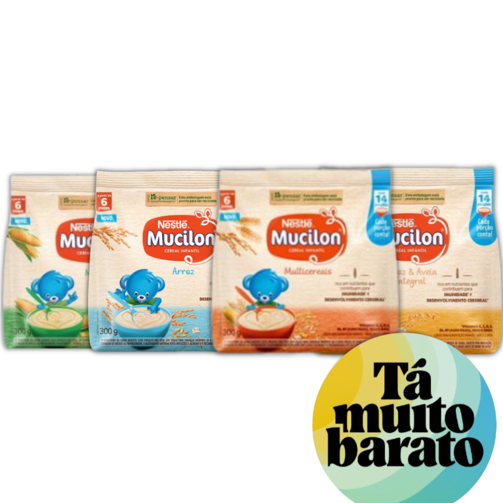Cereal Infantil Mucilon Pacote 300g | Shopee Brasil