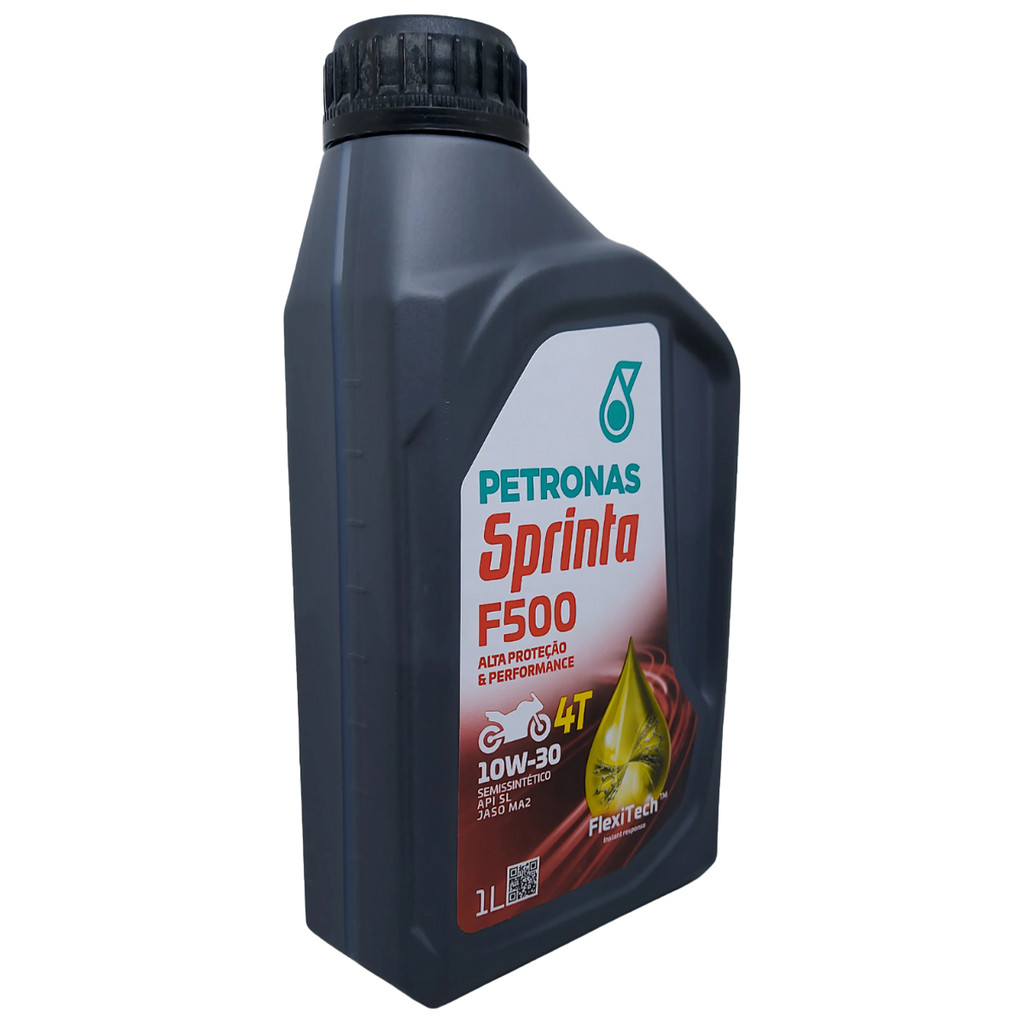 Oleo F500 4T 10W30 Semissintetico Flex Tech Sprinta Petronas | Shopee ...