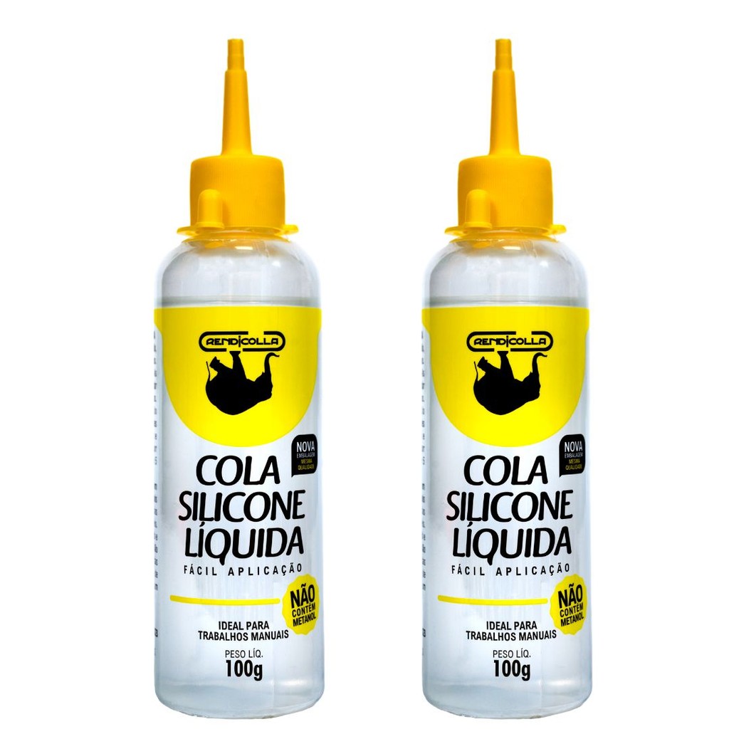 2 Colas de Silicone Rendicolla 100ML | Shopee Brasil